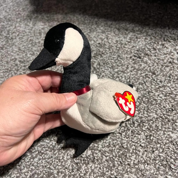 Beanie Babies | Toys | Ty Beanie Babies Loosy The Canadian Goose | Poshmark